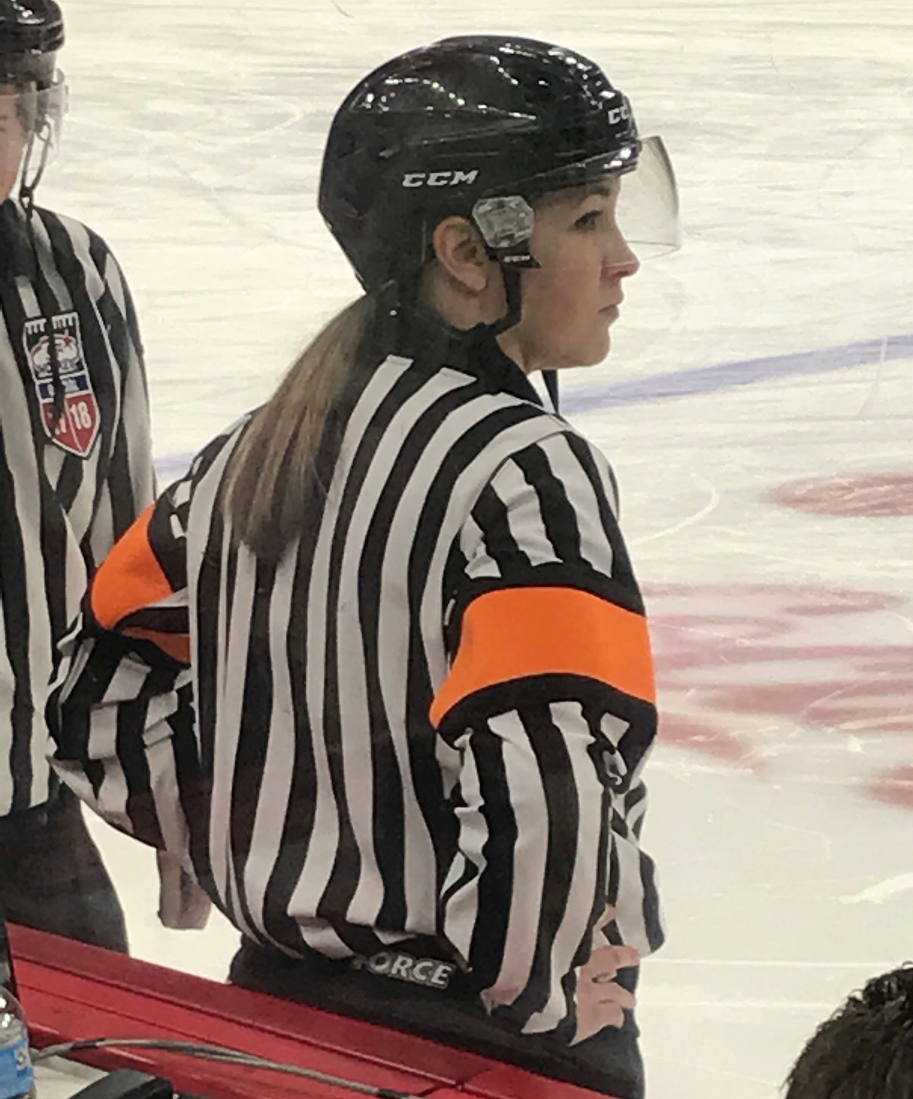 Samantha Cebulski Is The Hockey Ref Shop September Official Of The Mon