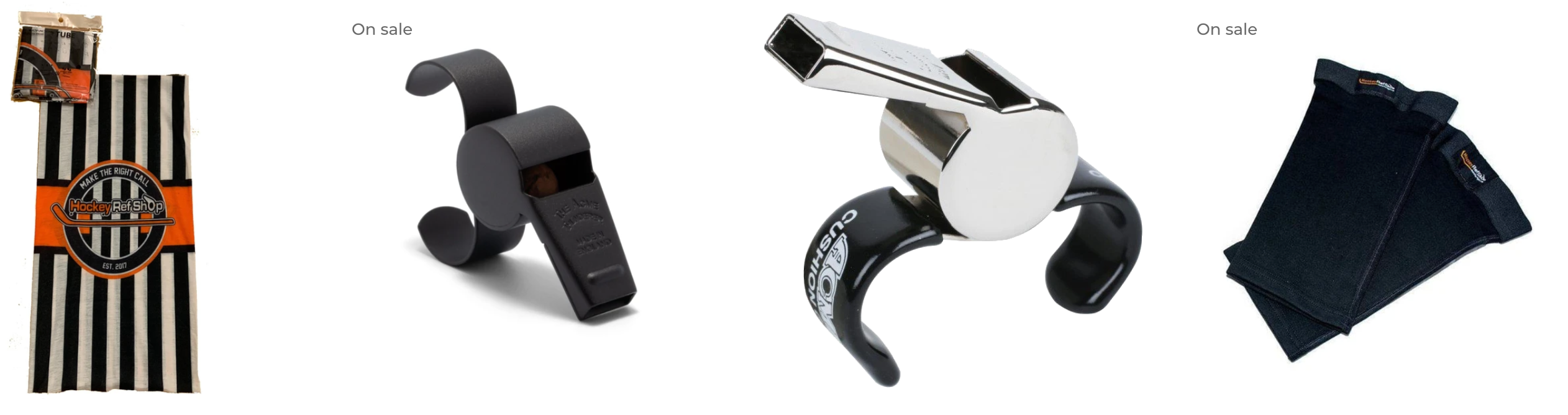 Hockey Referee Essentials - Whistles, Shin Tights, Tape, Laces + more ...